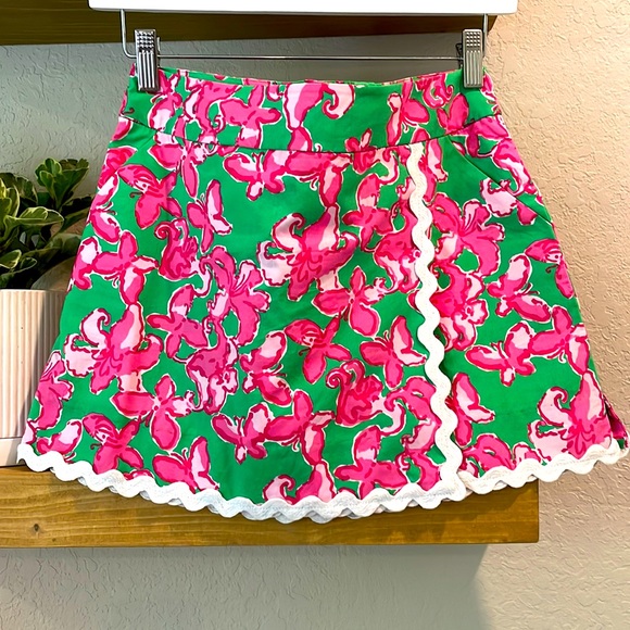 Lilly Pulitzer | Skirts | Lilly Pulitzer Ric Rac Skort Size | Poshmark